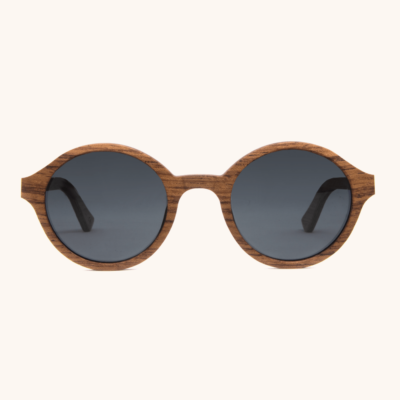 Arishima Sunglasses | Round Wooden Sunglasses - Handcrafted by Mr. Woodini